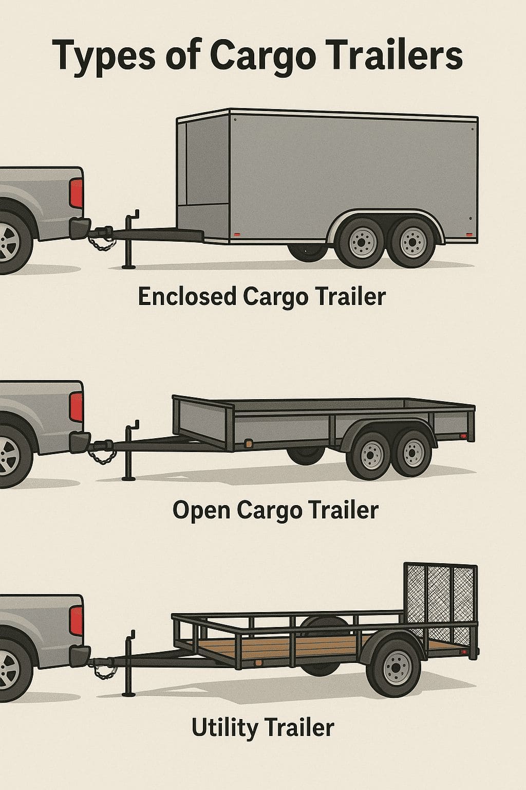 Types of Cargo Trailers: Complete Breakdown for 2025